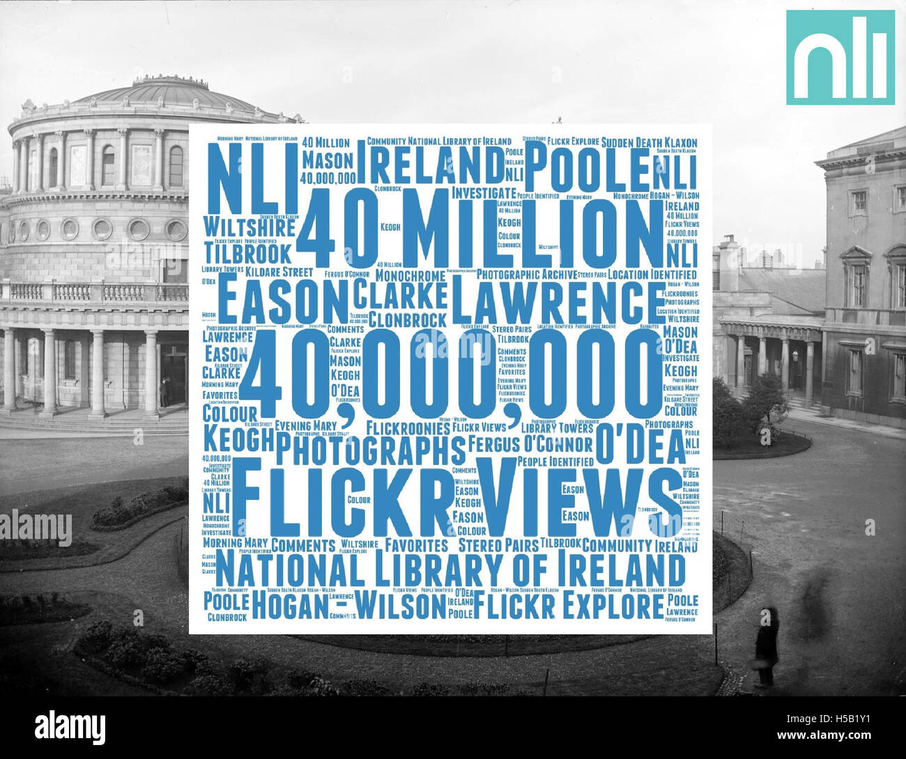 A milestone announcement from a Flickr account celebrating the ...