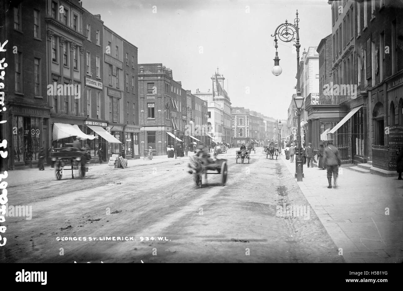 George's Street, Limerick Stock Photo - Alamy