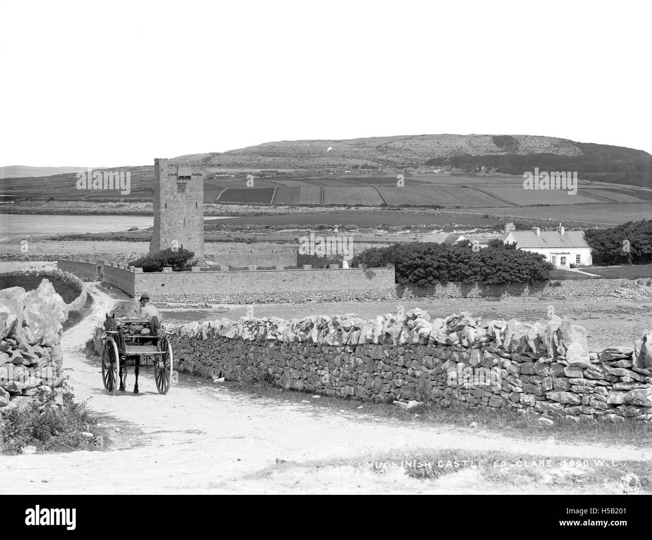 Muckinish Castle, located in Ireland, is a historical fortress with ...