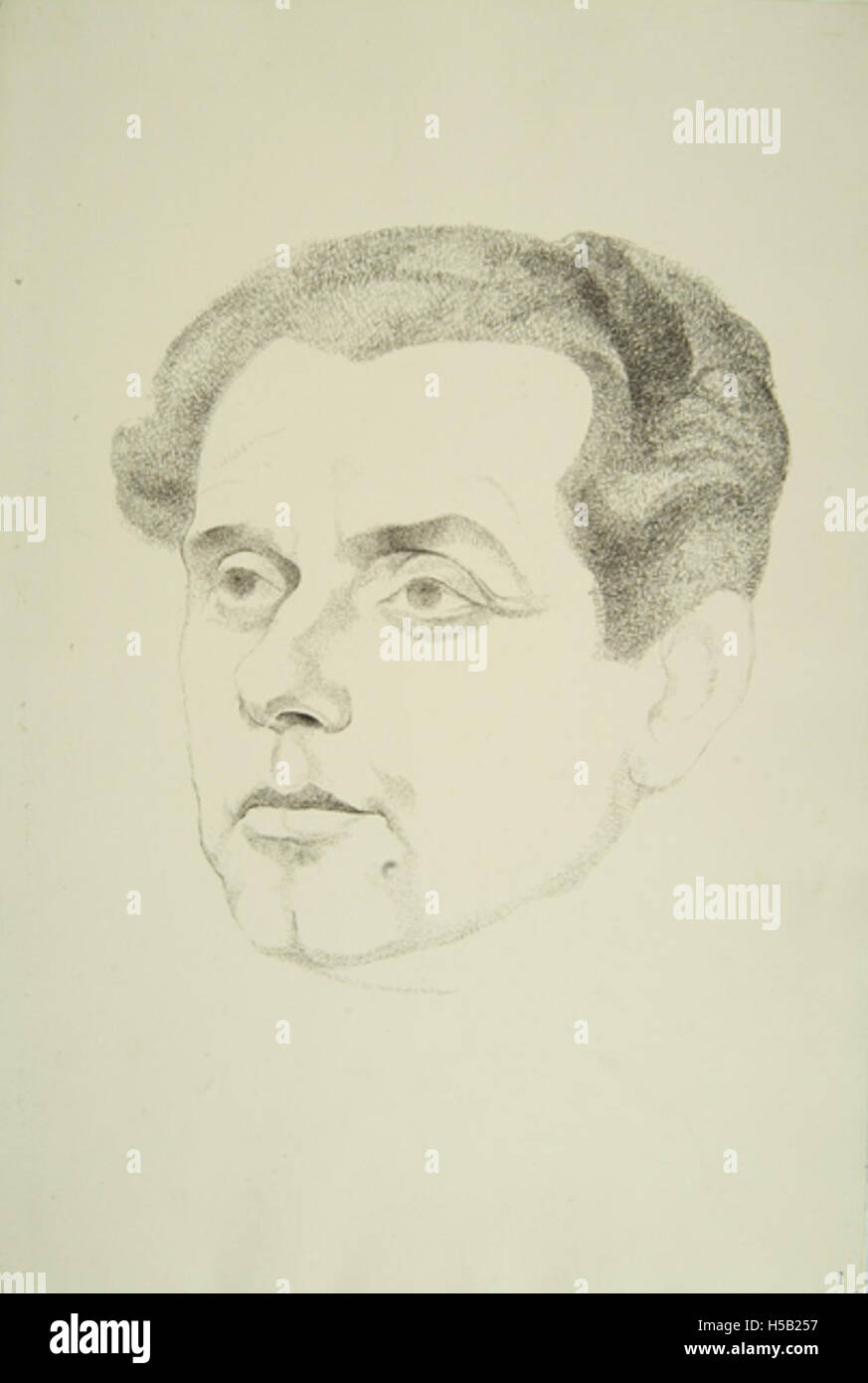 Max Reinhardt Portrait From the Book Max Reinhardt and His Actors Stock ...