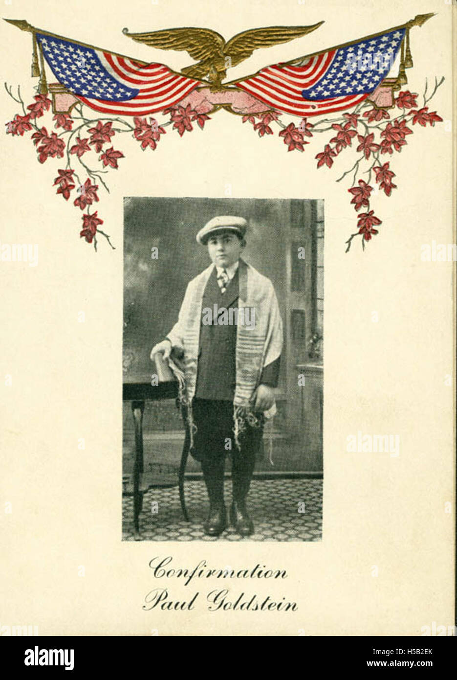 Confirmation (Bar Mitzvah) invitation Stock Photo - Alamy