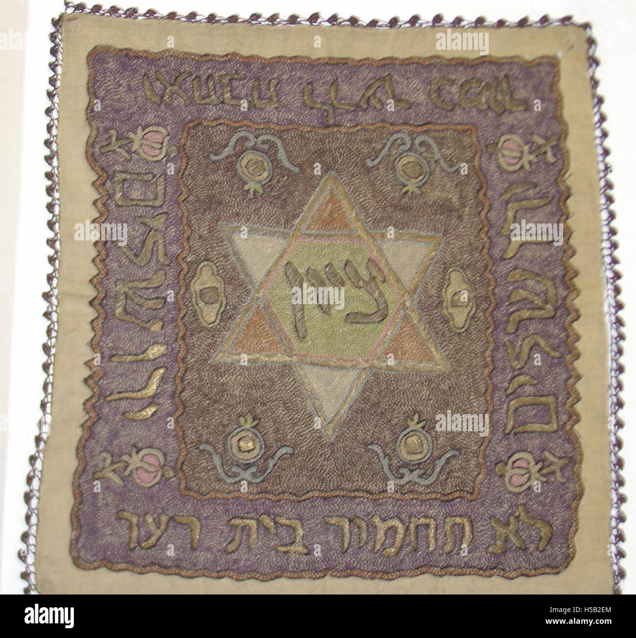 This textile represents the cultural and religious significance of ...