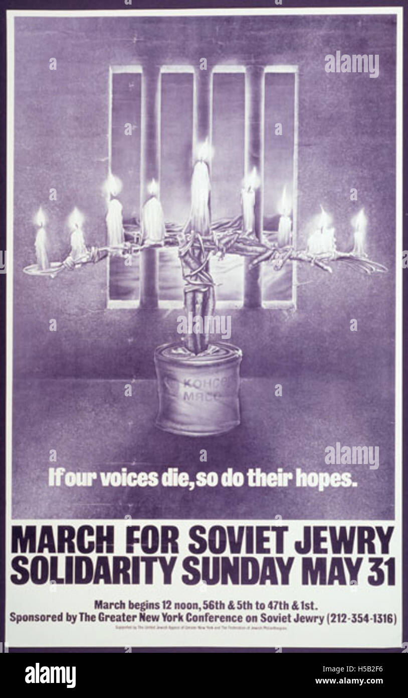 Soviet jewish movement hi-res stock photography and images - Alamy