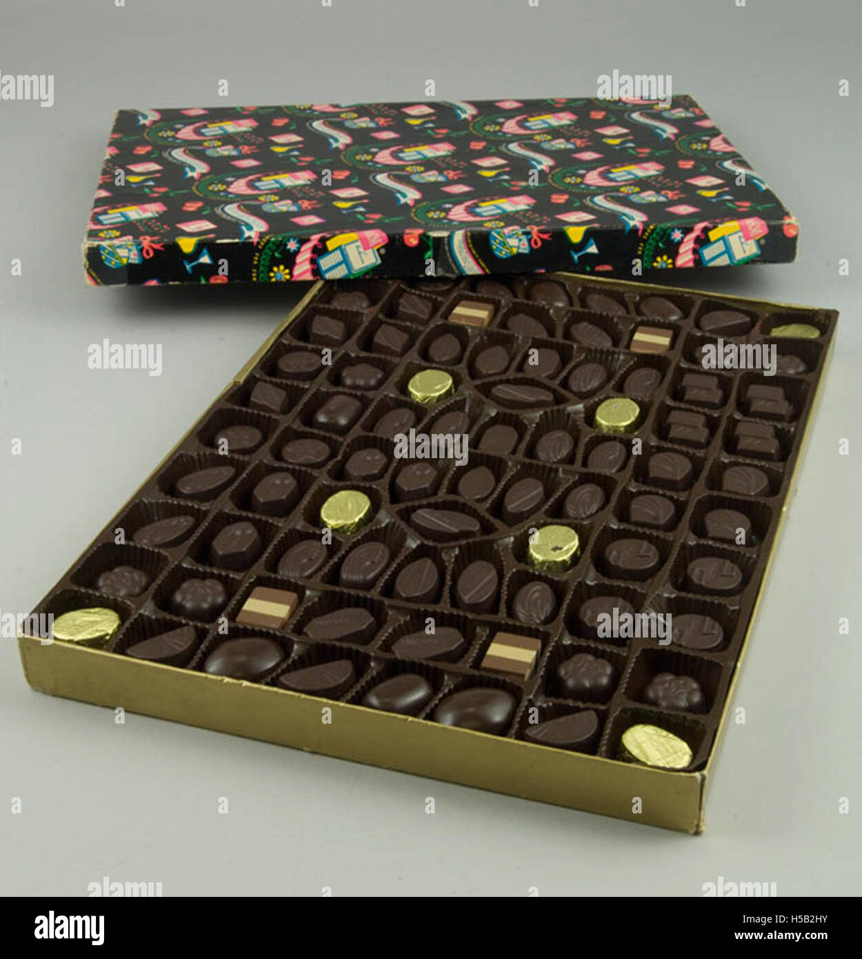 A candy box from Barton's, displayed at the Yeshiva University Museum ...