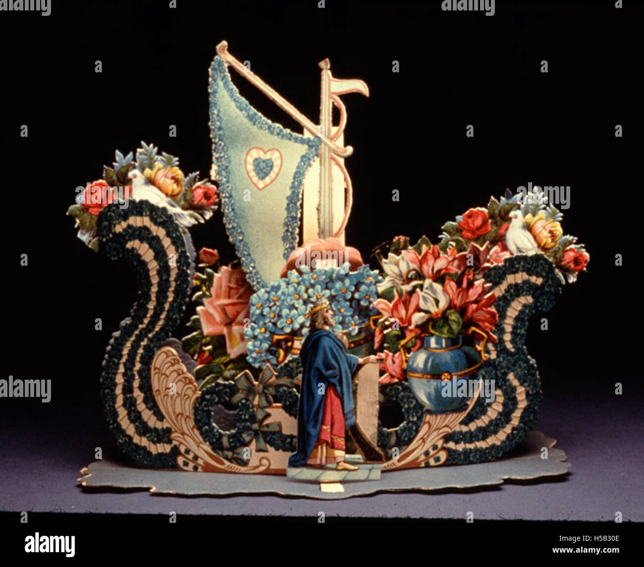 A Rosh Hashanah greeting card, displayed at the Yeshiva University ...