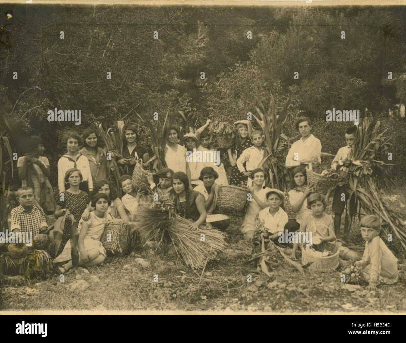 The Bikurim celebration, held by the Hadassah, the Women’s Zionist ...