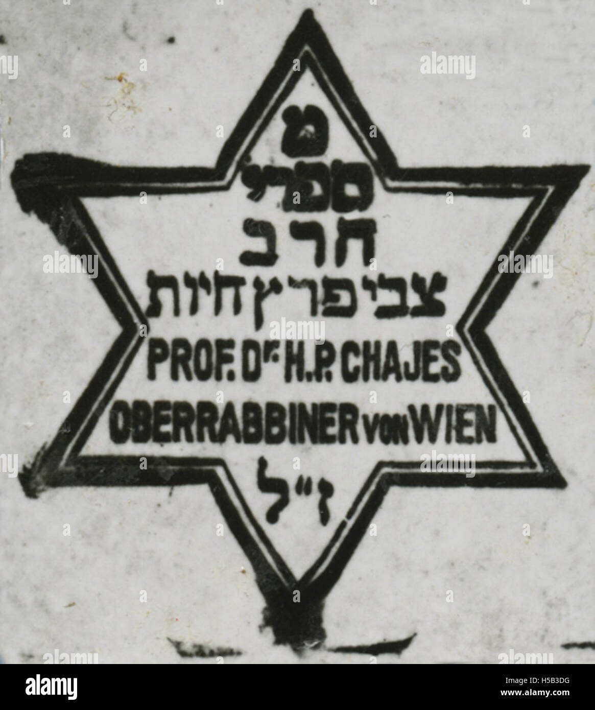 Library of the Rabbi Zwi Perez Chajes Stock Photo - Alamy