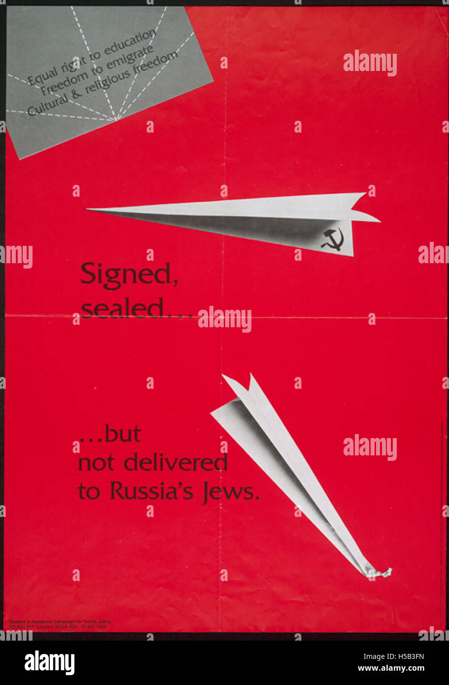 This title references the American Soviet Jewry Movement and the ...