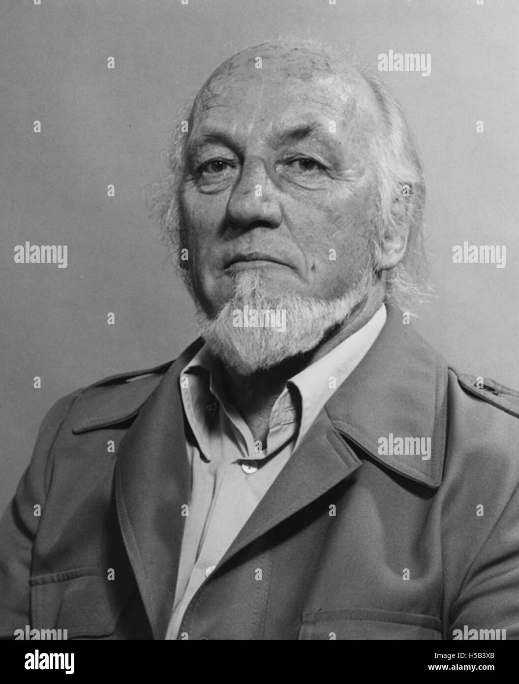 A portrait of John Aneurin Grey Griffith, a prominent Welsh individual ...