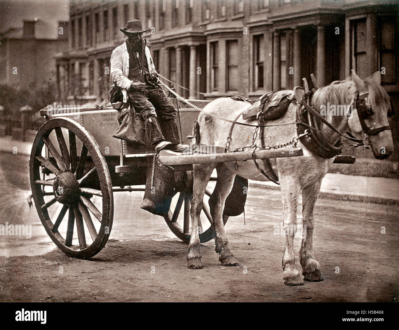 The Water-Cart refers to a historical method of transporting water ...