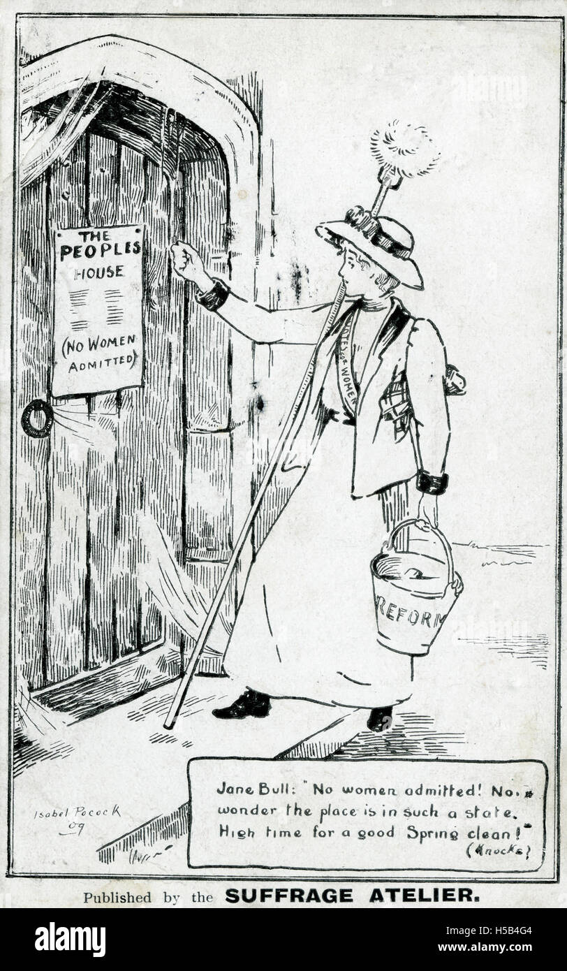 A series of images depicting suffrage themes, highlighting the ...