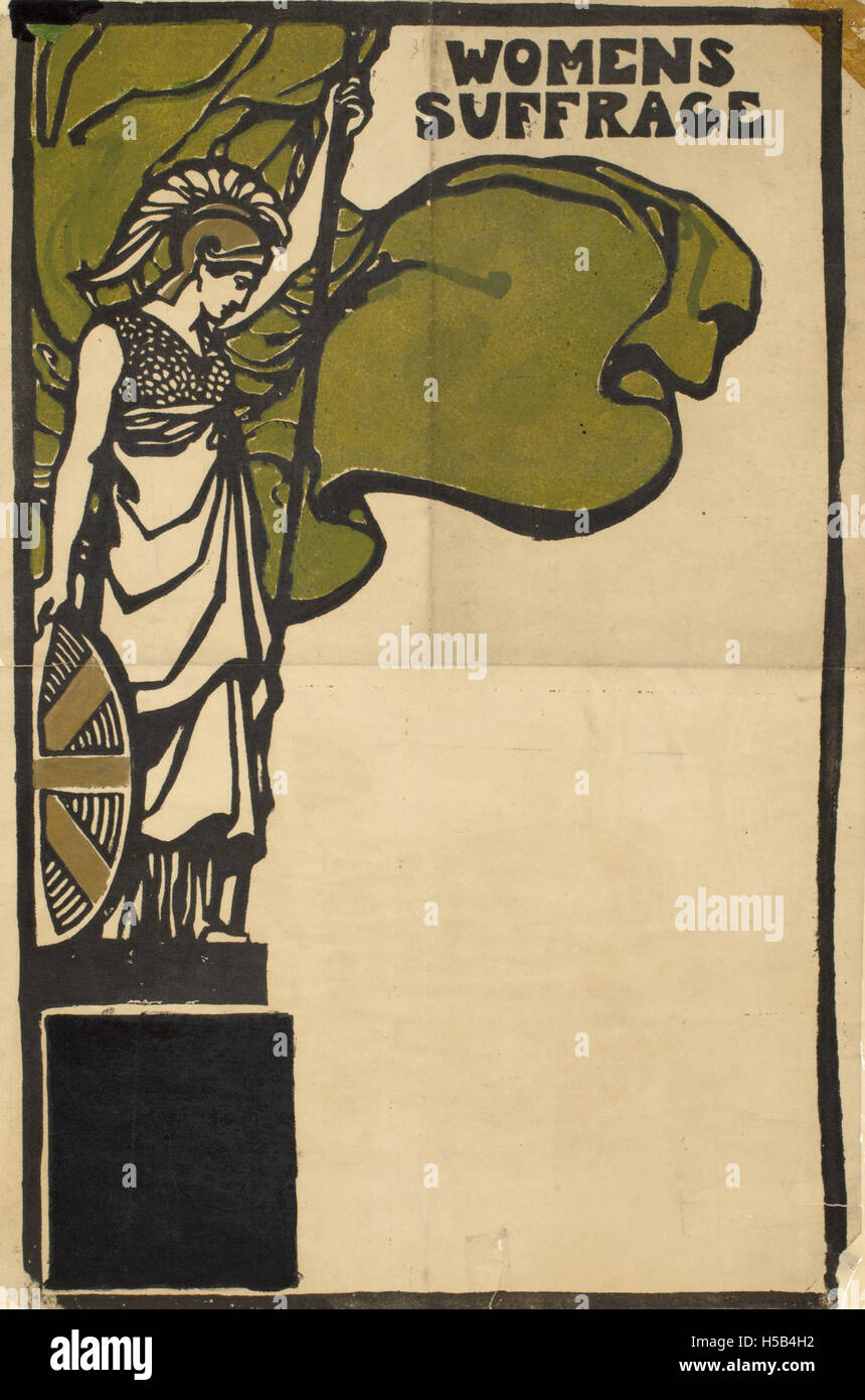 Suffrage poster hi-res stock photography and images - Alamy