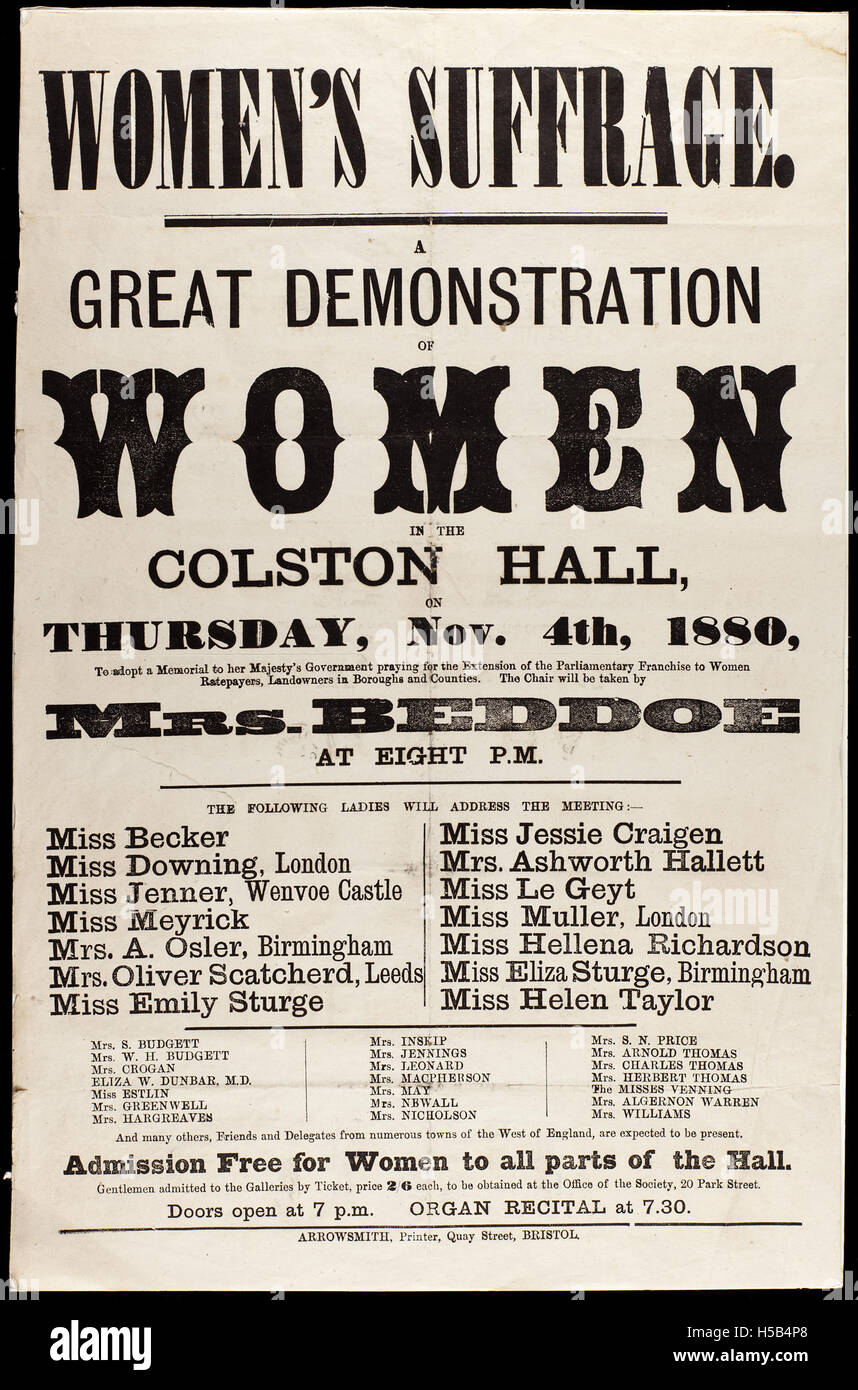 Suffrage poster hi-res stock photography and images - Alamy