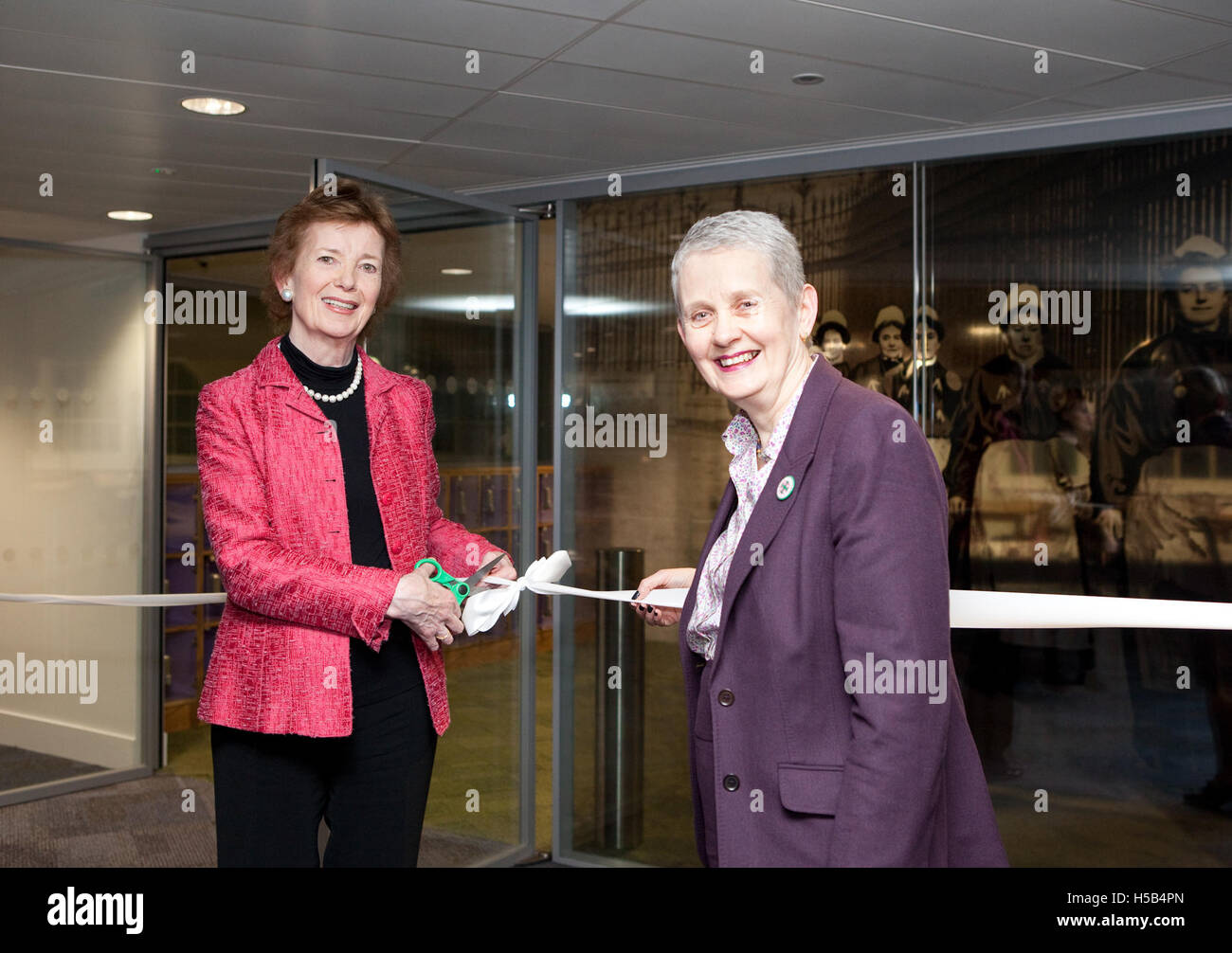 This image features Mary Robinson and Elizabeth Chapman, capturing a ...