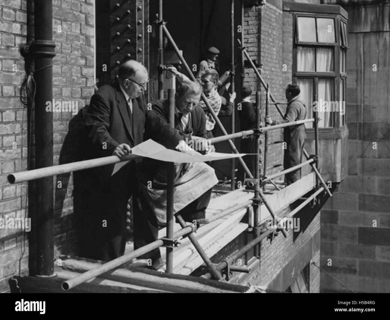 Extension work Black and White Stock Photos & Images - Alamy