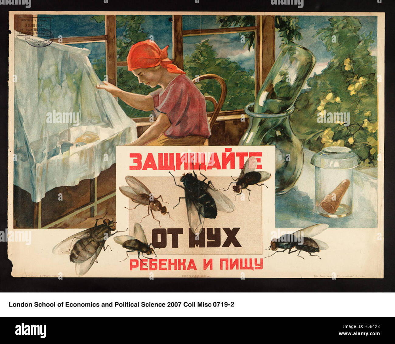 This guide emphasizes methods to protect children and food from flies ...