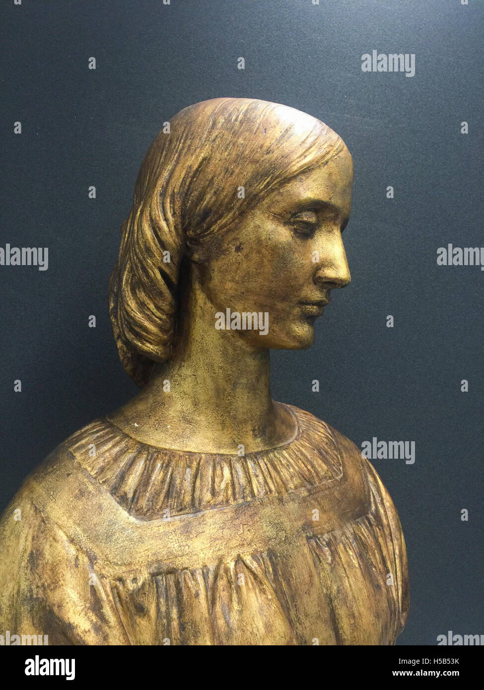 A bust of Josephine Butler, a notable English social reformer and ...