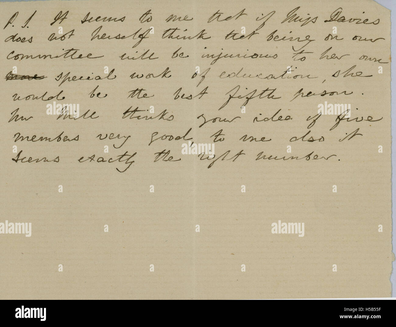 A letter from Helen Taylor to Barbara Bodichon, a key moment in the ...