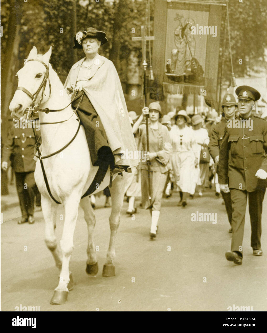 A photograph or historical record of the 1926 Peace Pilgrimage, an ...