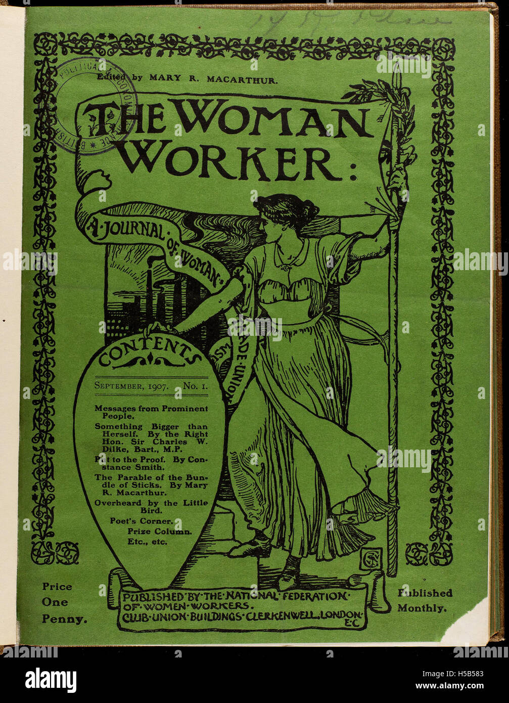 'The Woman Worker' was a journal published in 1907, focused on issues ...