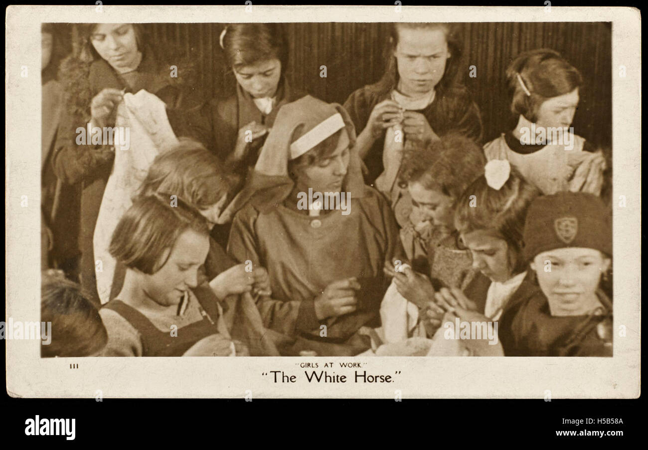 A photograph of The White Horse Centre, circa 1925. This center ...