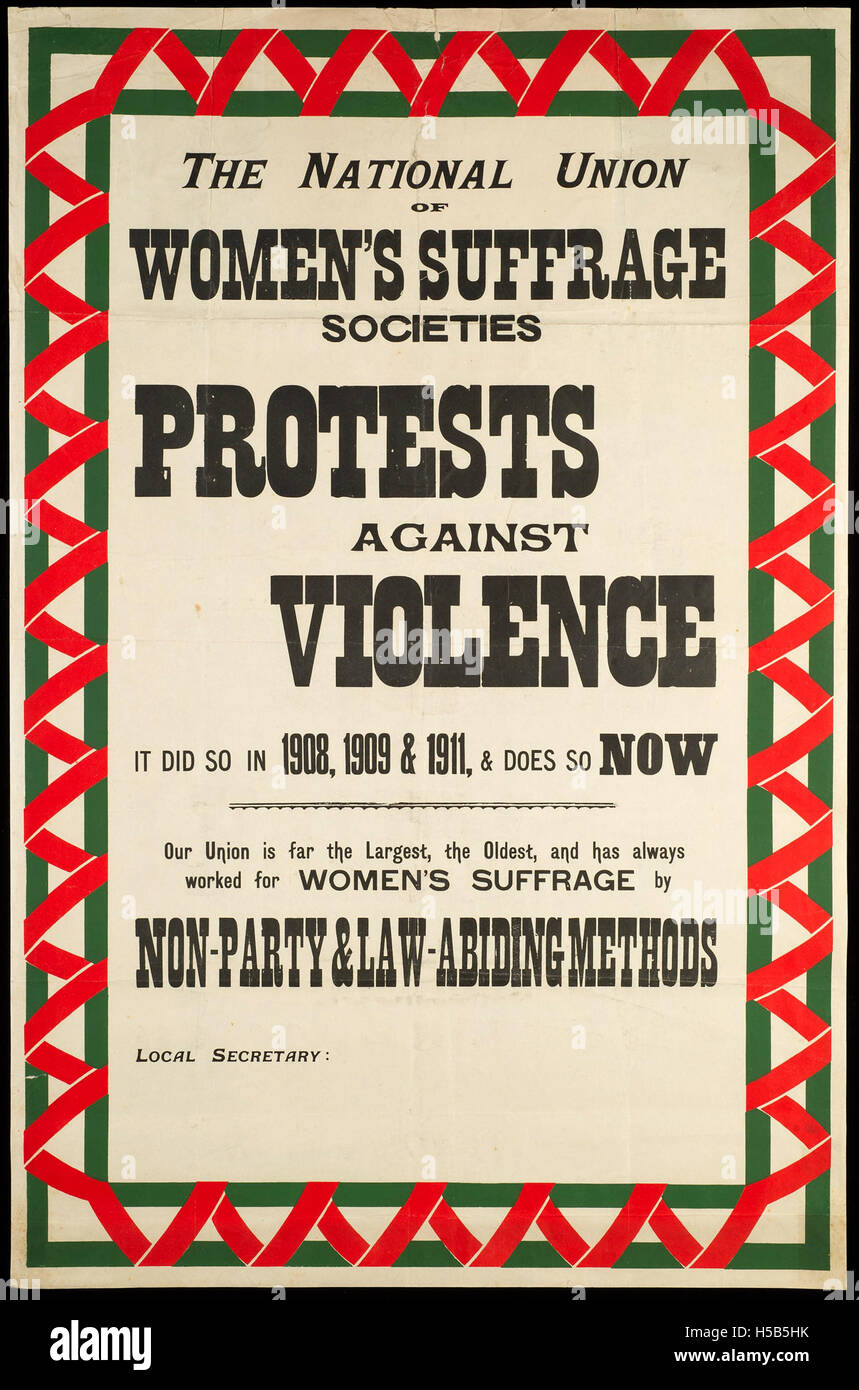 The NUWSS (National Union of Women's Suffrage Societies) staged ...