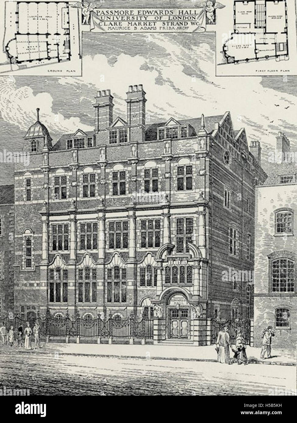 Passmore Edwards Hall, completed in 1902, is a notable public building ...