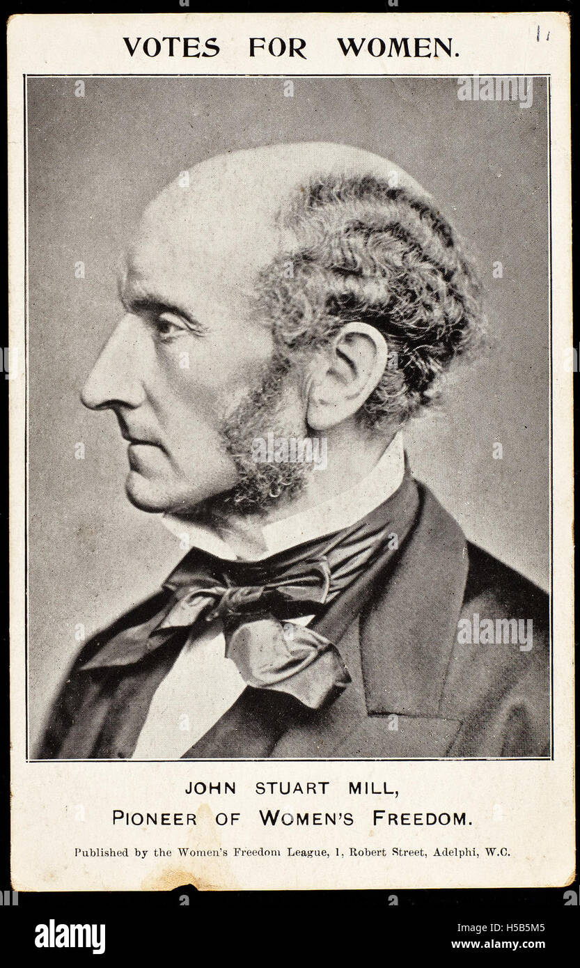 John stuart mill portrait hi-res stock photography and images - Alamy