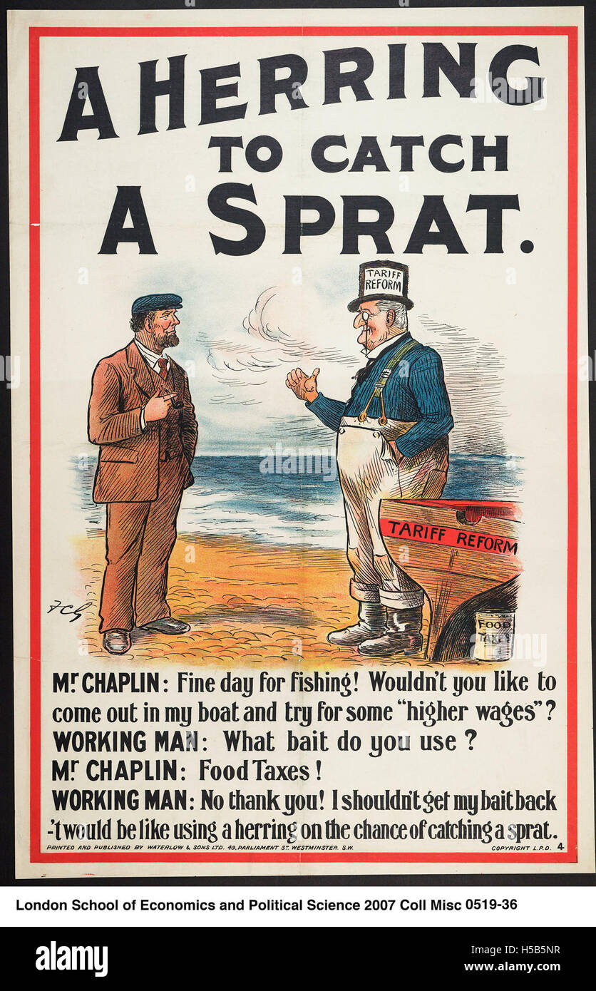 The phrase 'A Herring to Catch a Sprat' suggests a reference to fishing ...