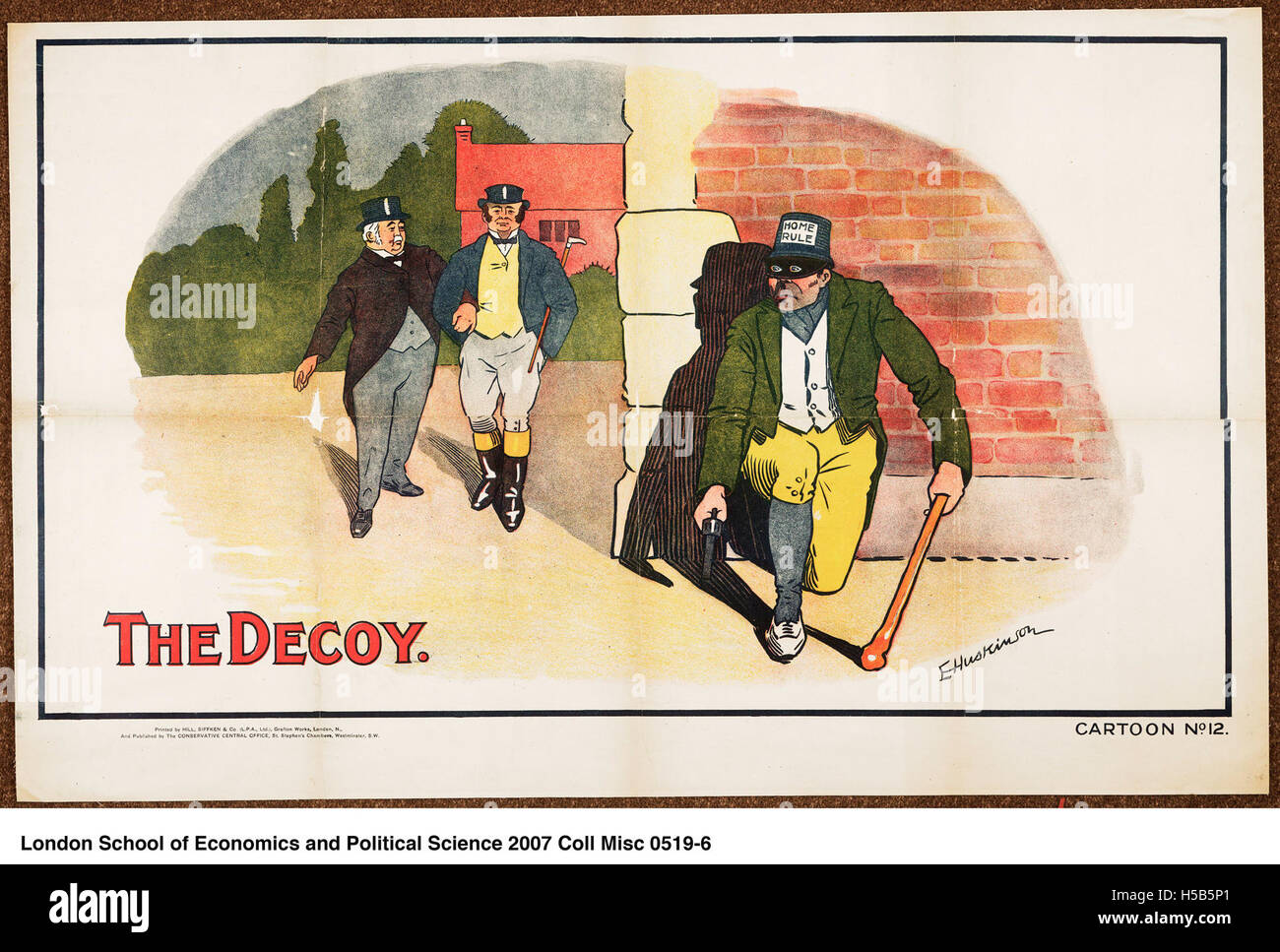 The title 'The Decoy' suggests an artwork, scene, or story where a ...