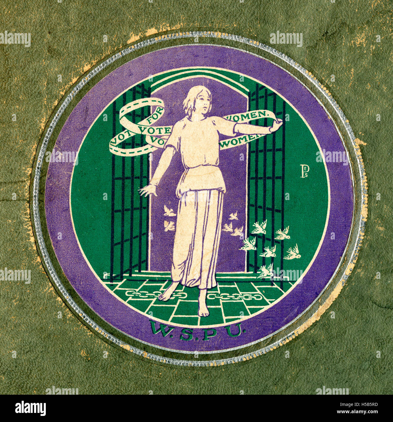 WSPU postcard album, c.1911 Stock Photo - Alamy