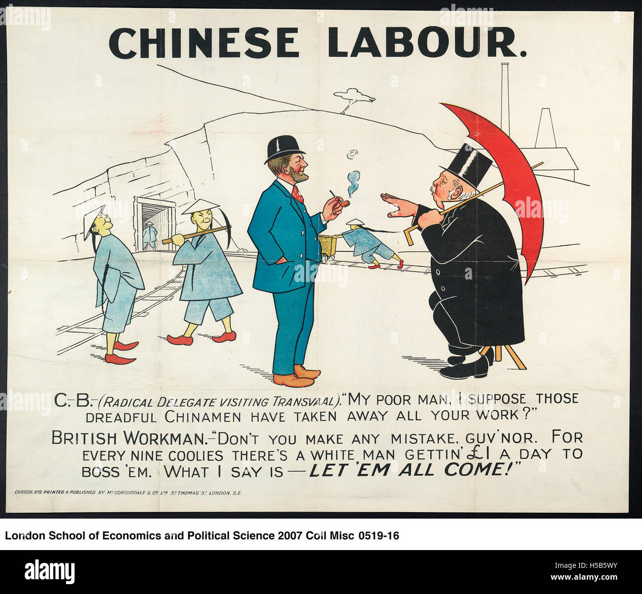 Chinese Labour refers to the use of Chinese workers in various ...