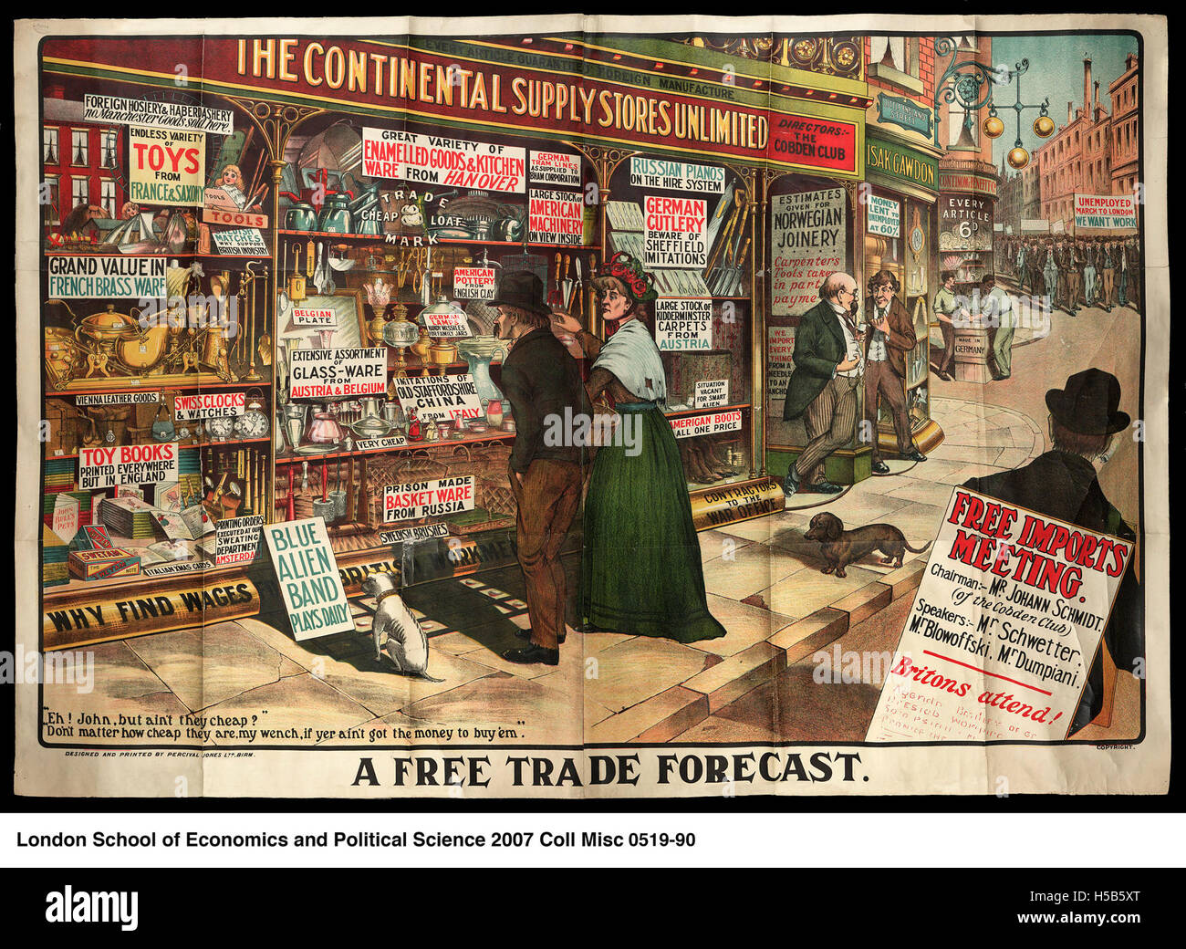 This title refers to a forecast or prediction related to free trade ...