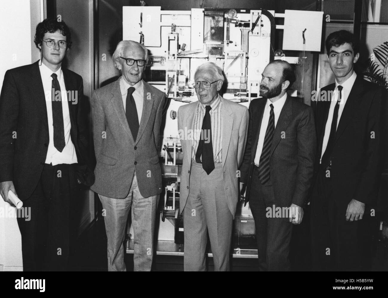 The unveiling of the restored Phillips Machine on June 29, 1989. The ...