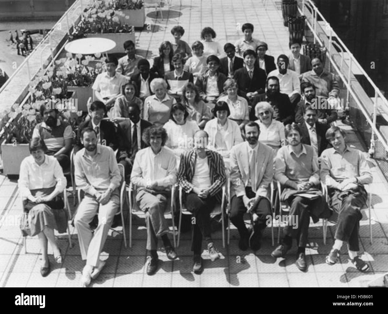 A photograph capturing members of the Population Studies Group from ...