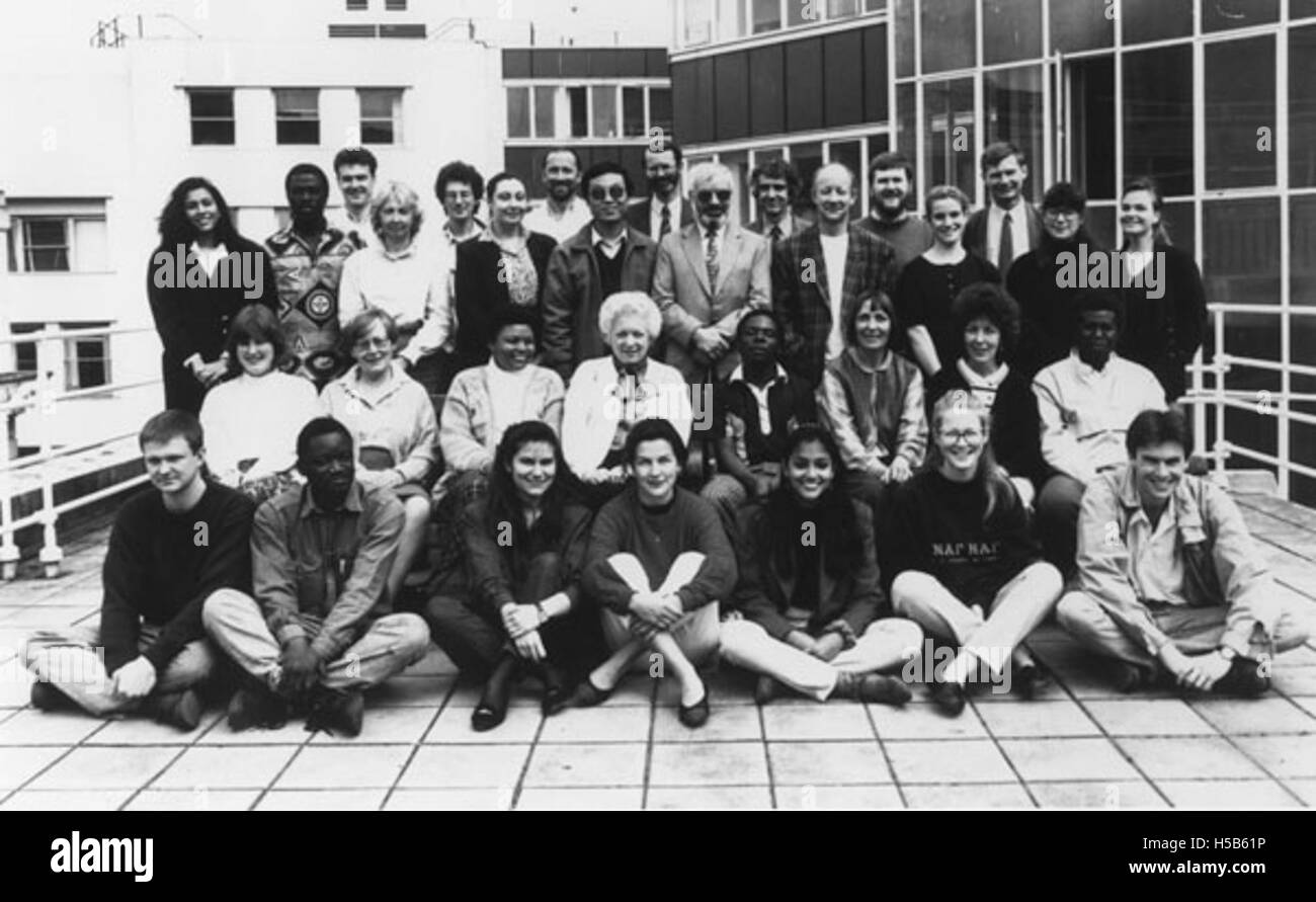 A group photo of staff and students from the Population Studies ...