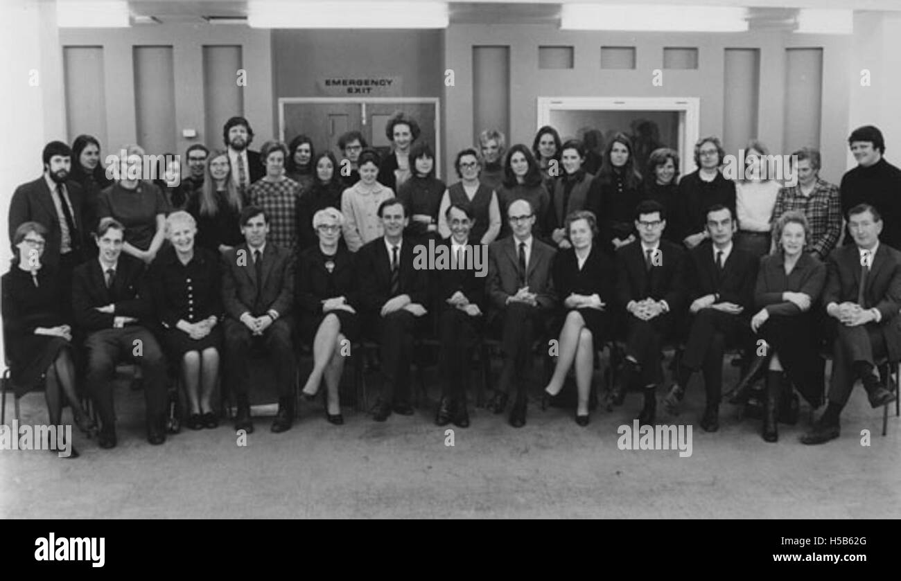 The Department of Social Science and Administration in 1971 focused on ...