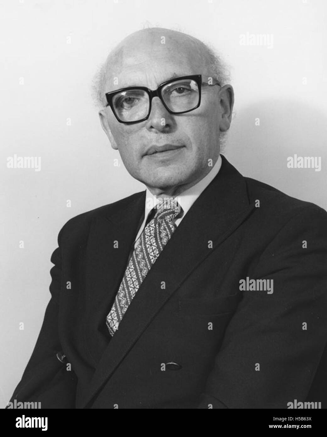 A photograph of Professor Alan Stuart, taken around 1979. The image ...