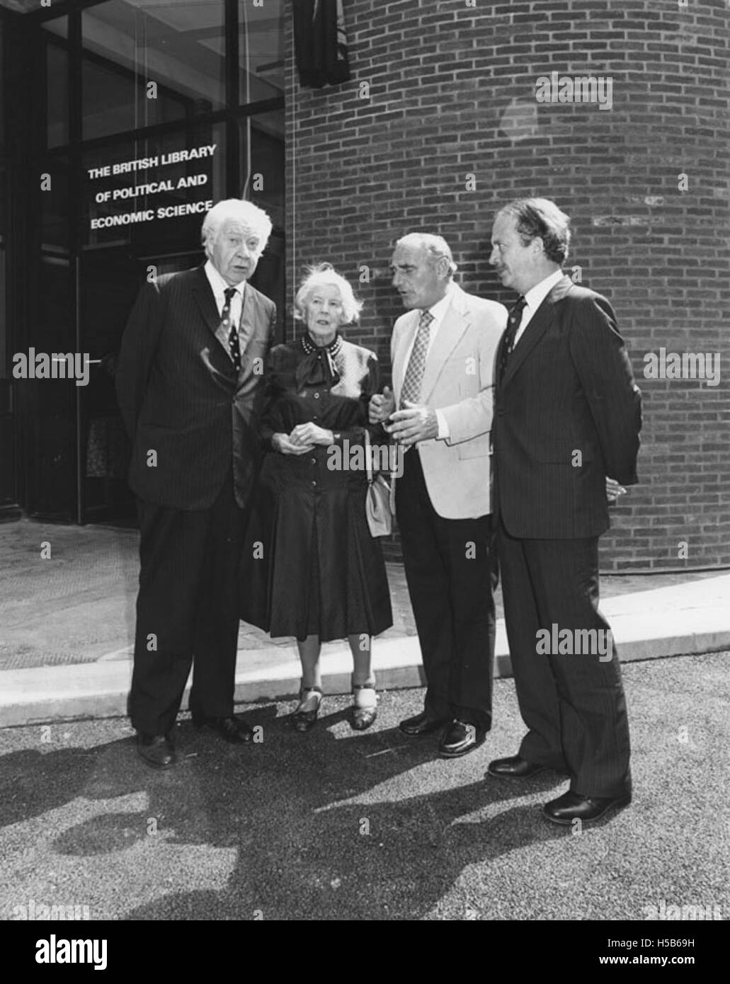 Naming of the Lionel Robbins Building, 27th July 1978 Stock Photo - Alamy