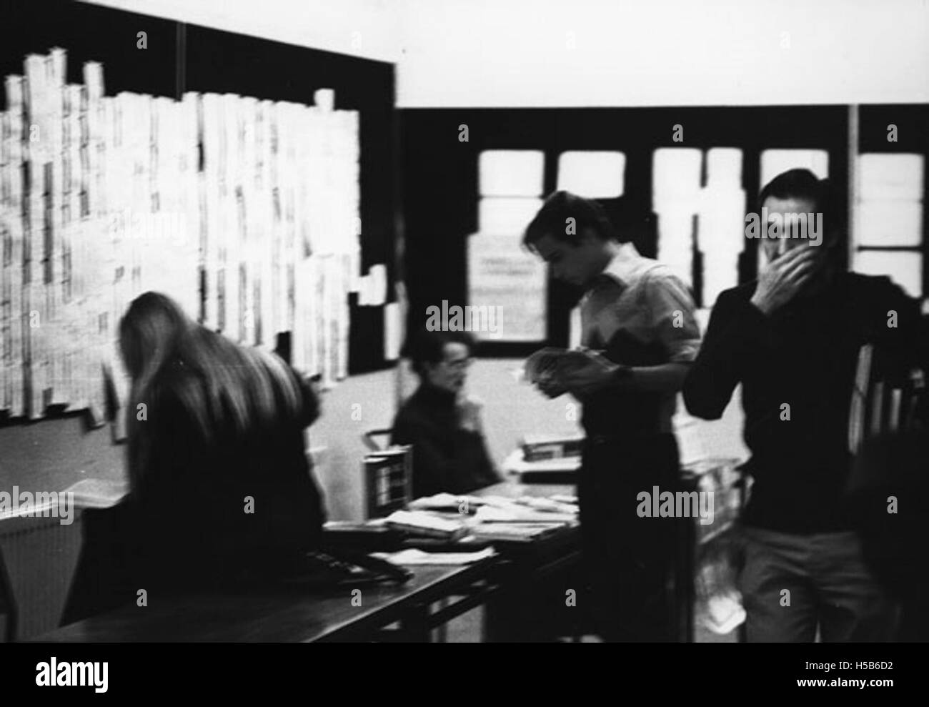 Student Society stalls from 1973 showcase a university or community ...