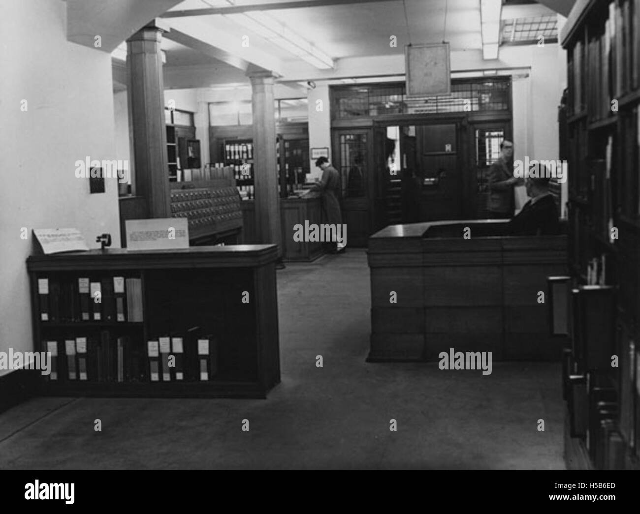 Old Library Circulation Desk