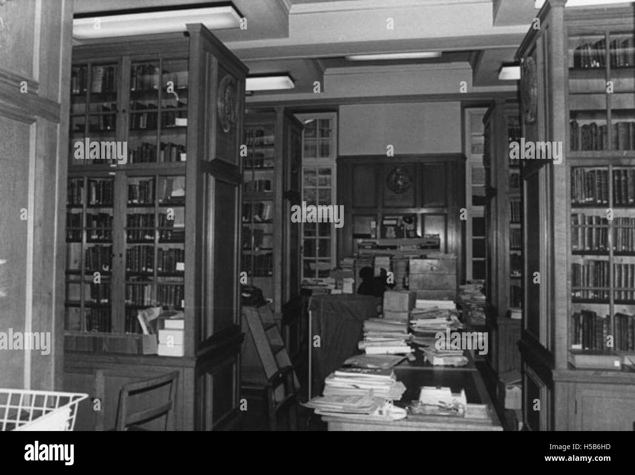 Last days of the Old Library in the Old Building, 1978 Stock Photo - Alamy