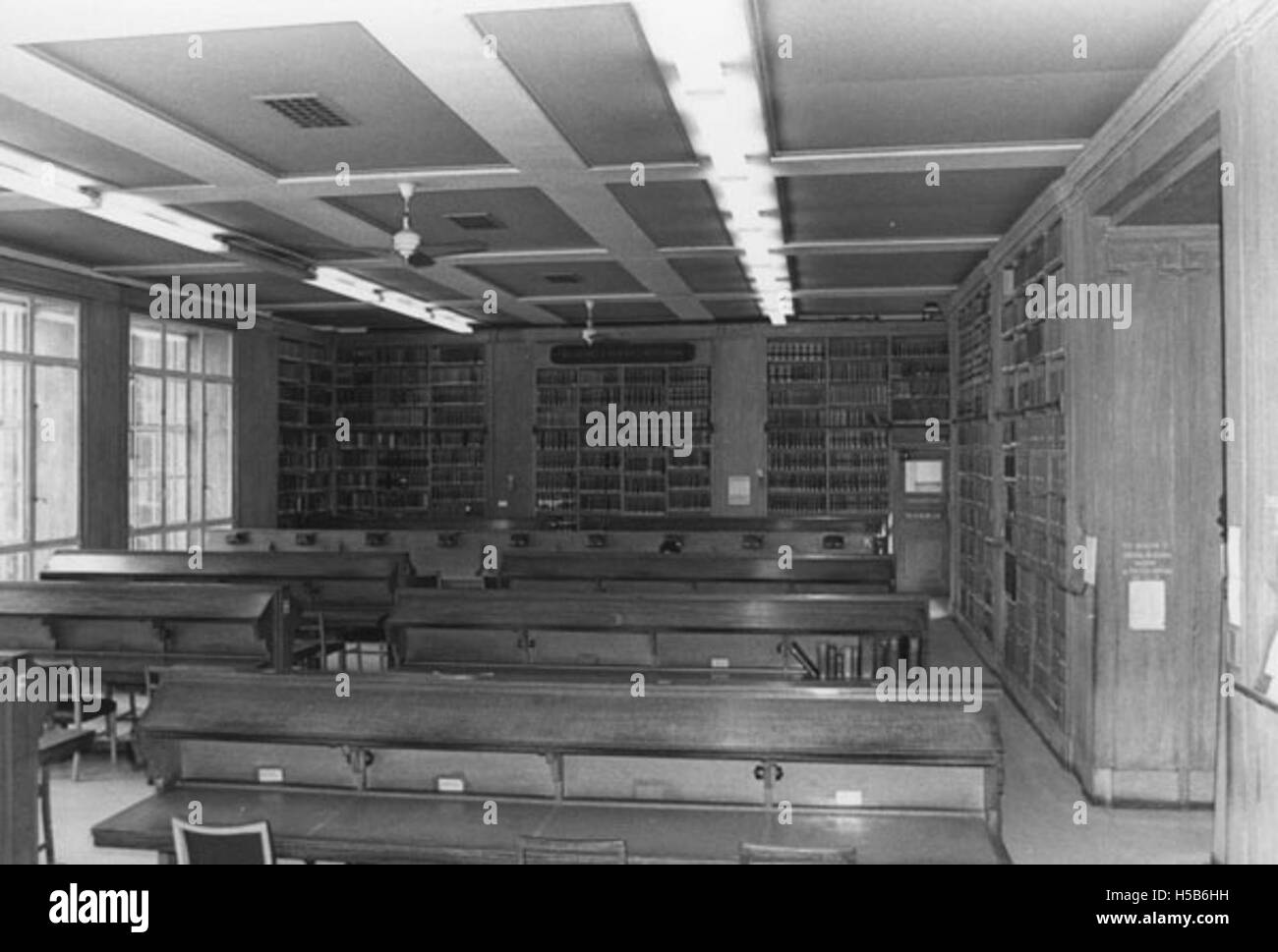 Last days of the Old Library in the Old Building, 1978 Stock Photo - Alamy