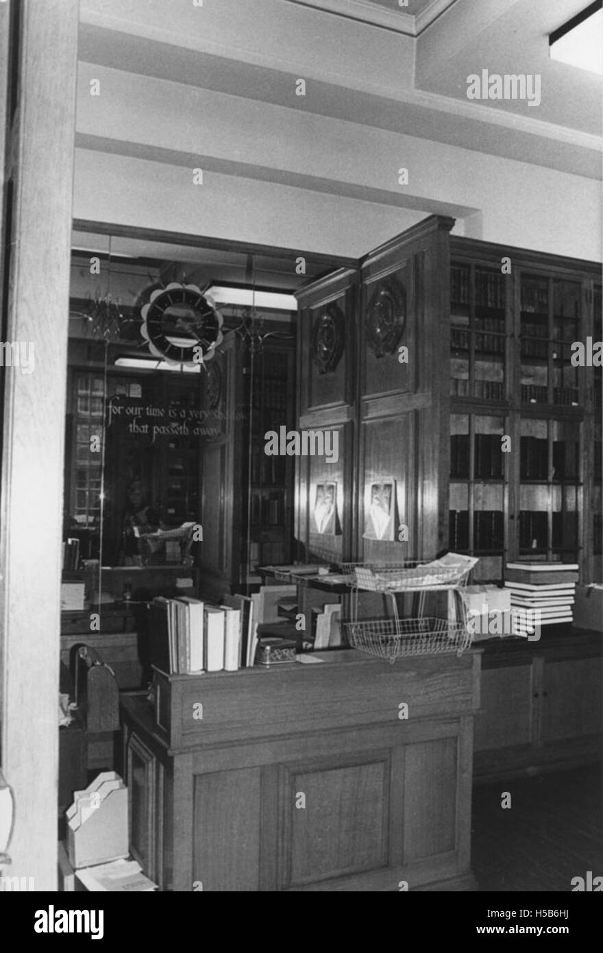 Last days of the Old Library in the Old Building, 1978 Stock Photo - Alamy