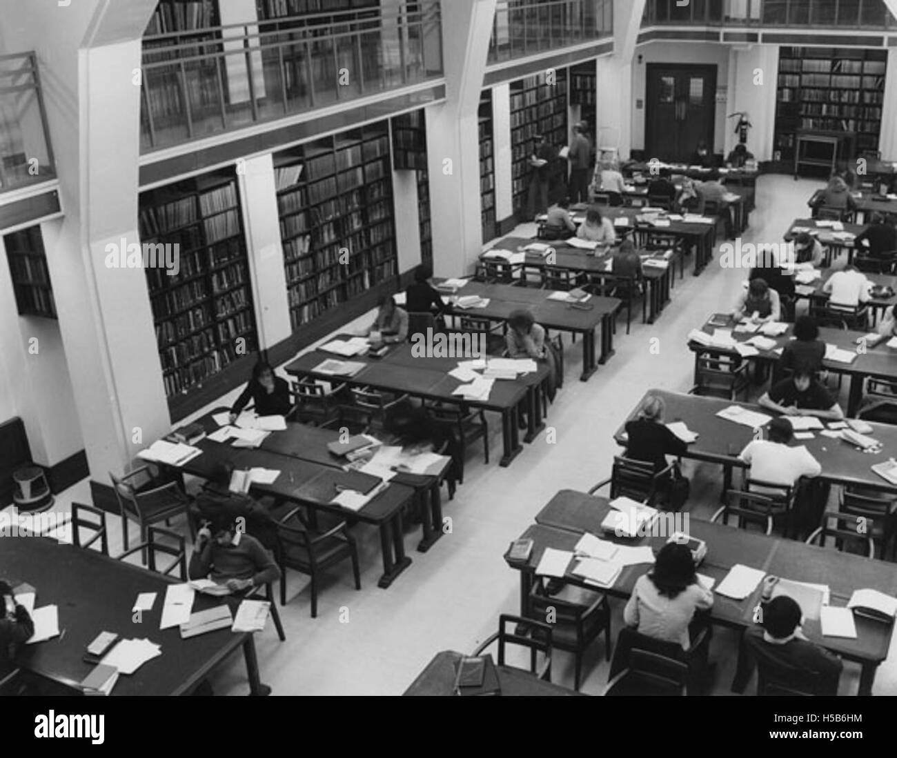 University research library Black and White Stock Photos & Images - Alamy