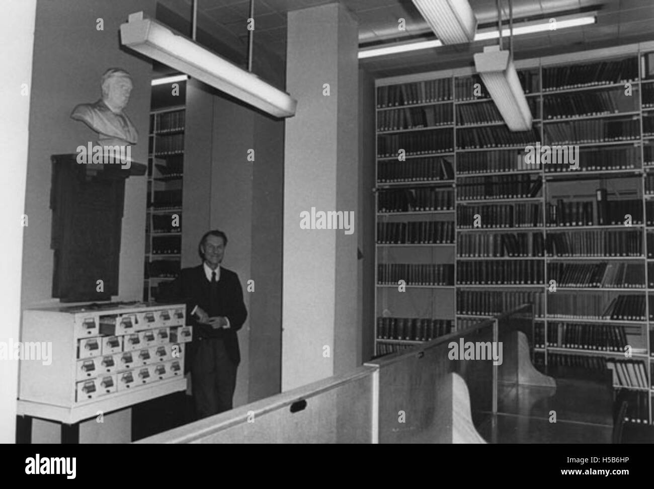 Last days of the Old Library in the Old Building, 1978 Stock Photo - Alamy