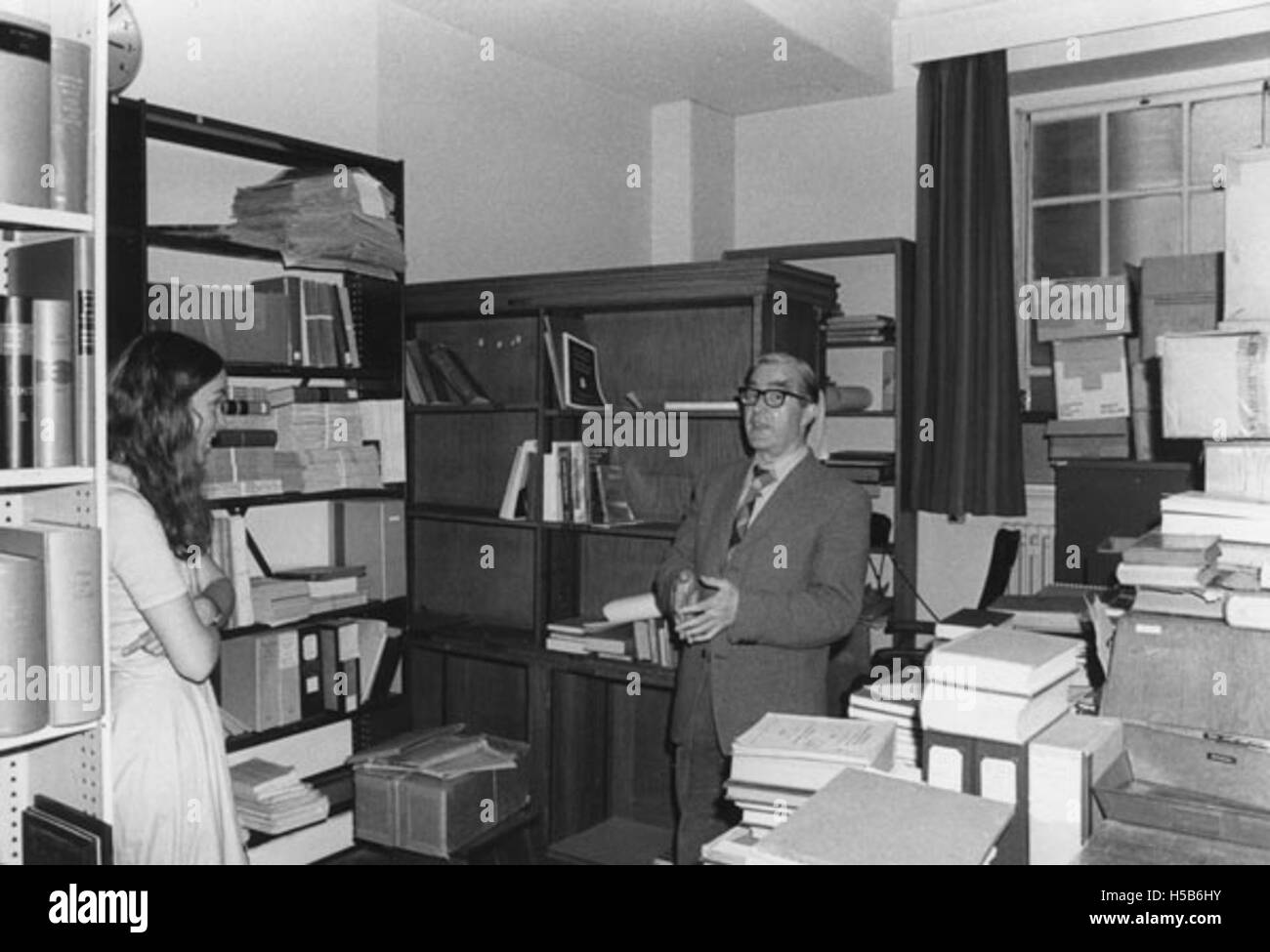 This image captures the last days of the Old Library in the Old ...