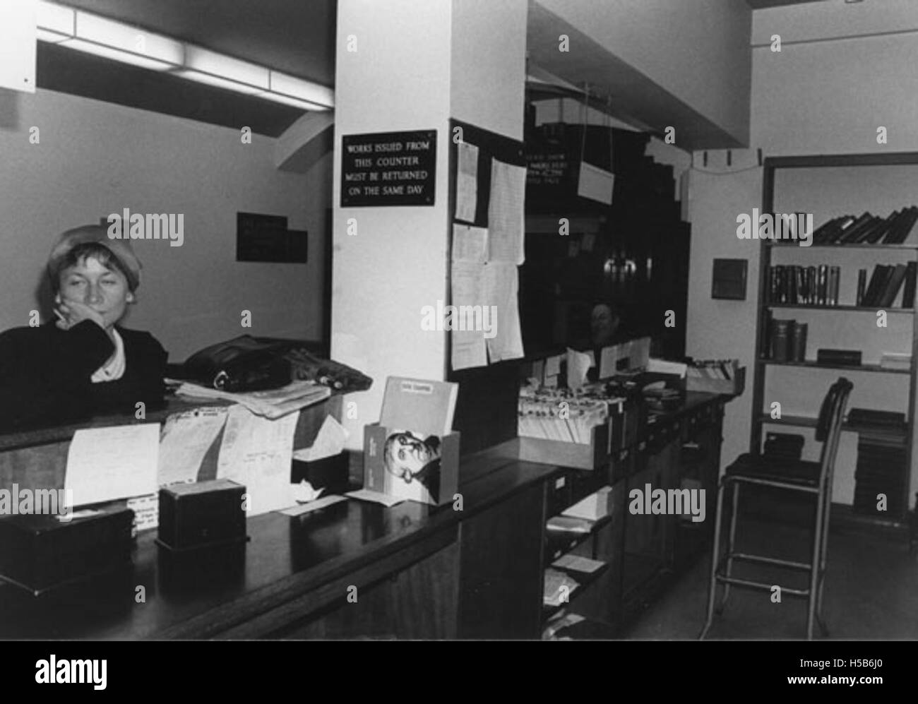 The 'Last days of the Old Library in the Old Building, 1978' captures ...