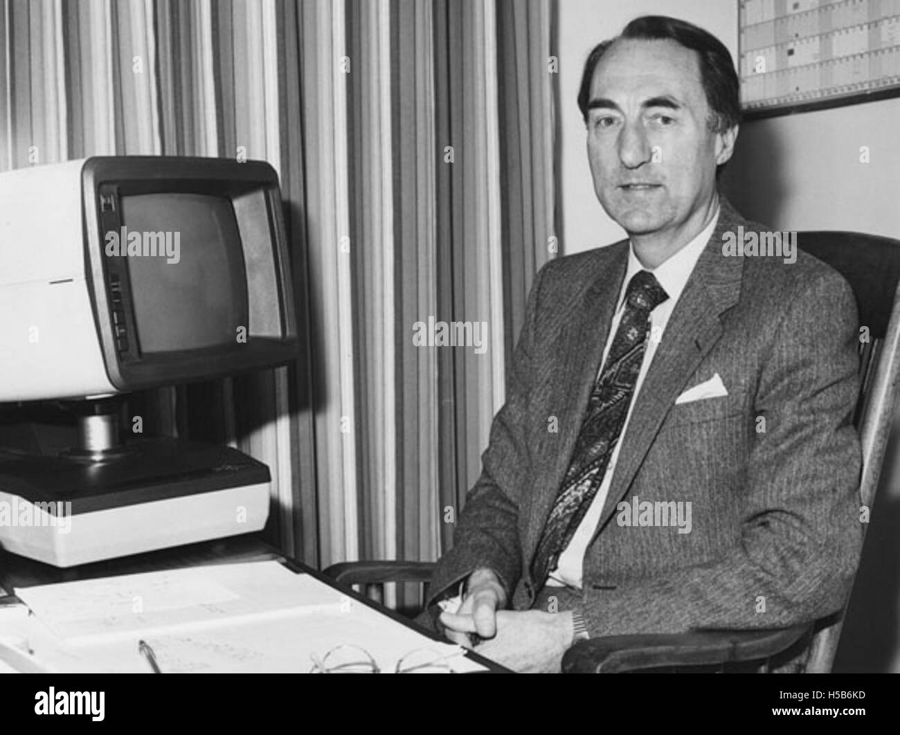 Brian Parkin, a notable figure in 1984, is pictured in a moment that ...