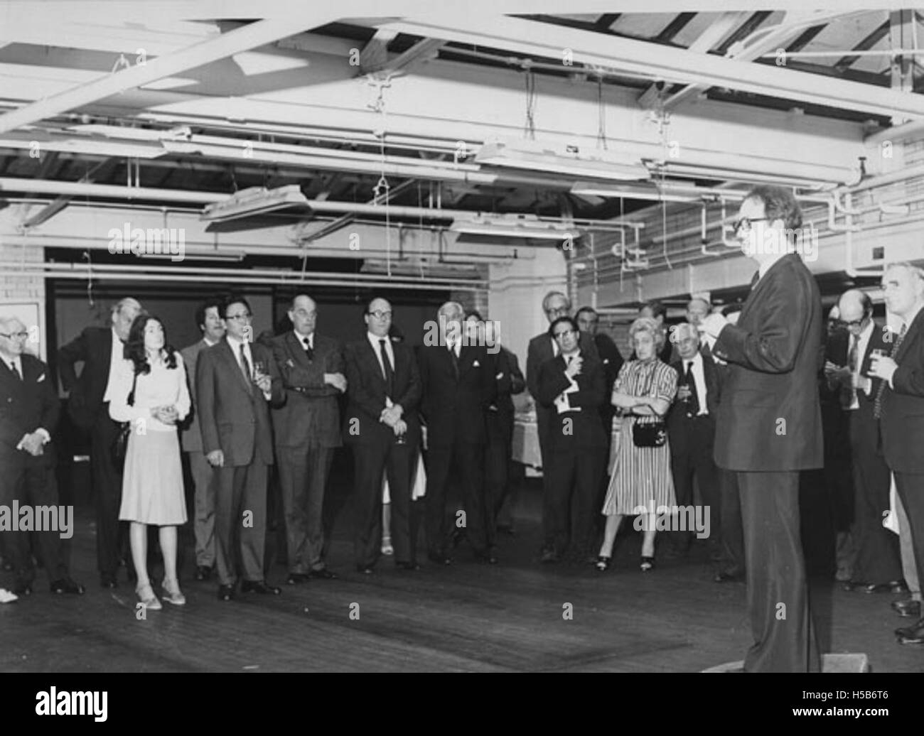 Strand House Basement - Reception for library appeal, June 1976 Stock ...